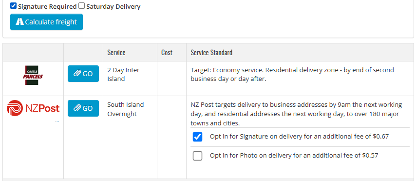 Sending & Returns – Help Centre