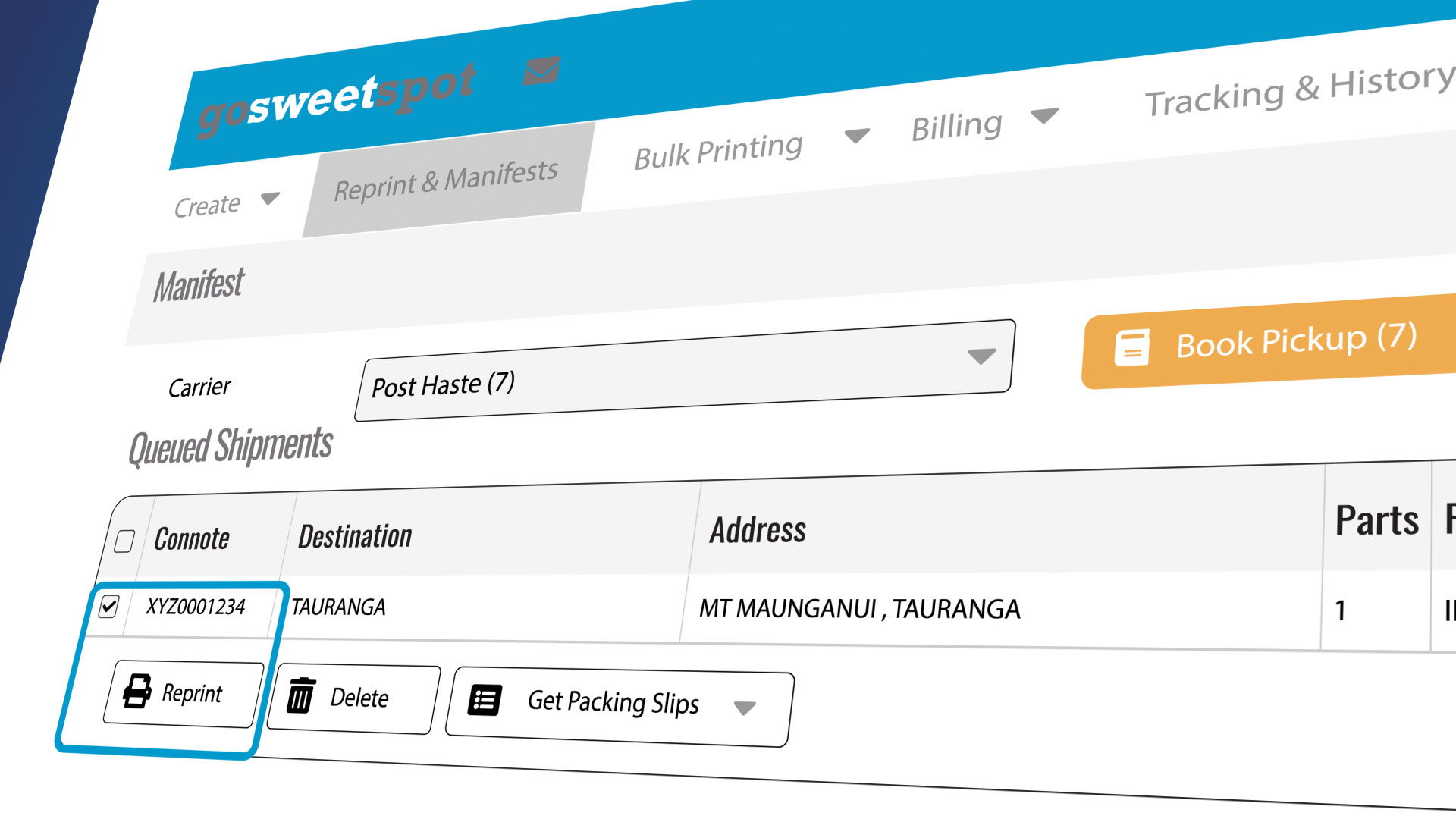 Reprinting & Deleting – Help Centre