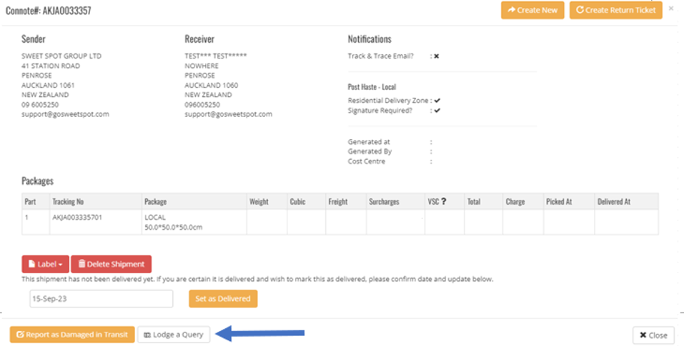 How to raise a Tracking Query? – Help Centre